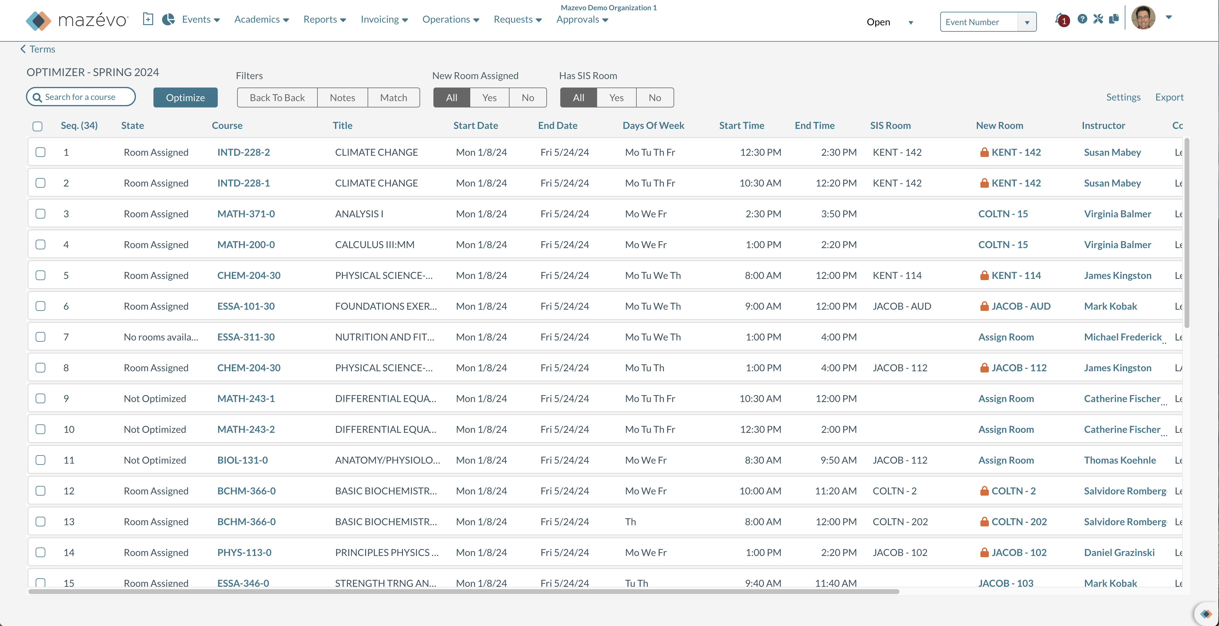 Simplify Course Scheduling with Mazévo's Classroom Optimizer